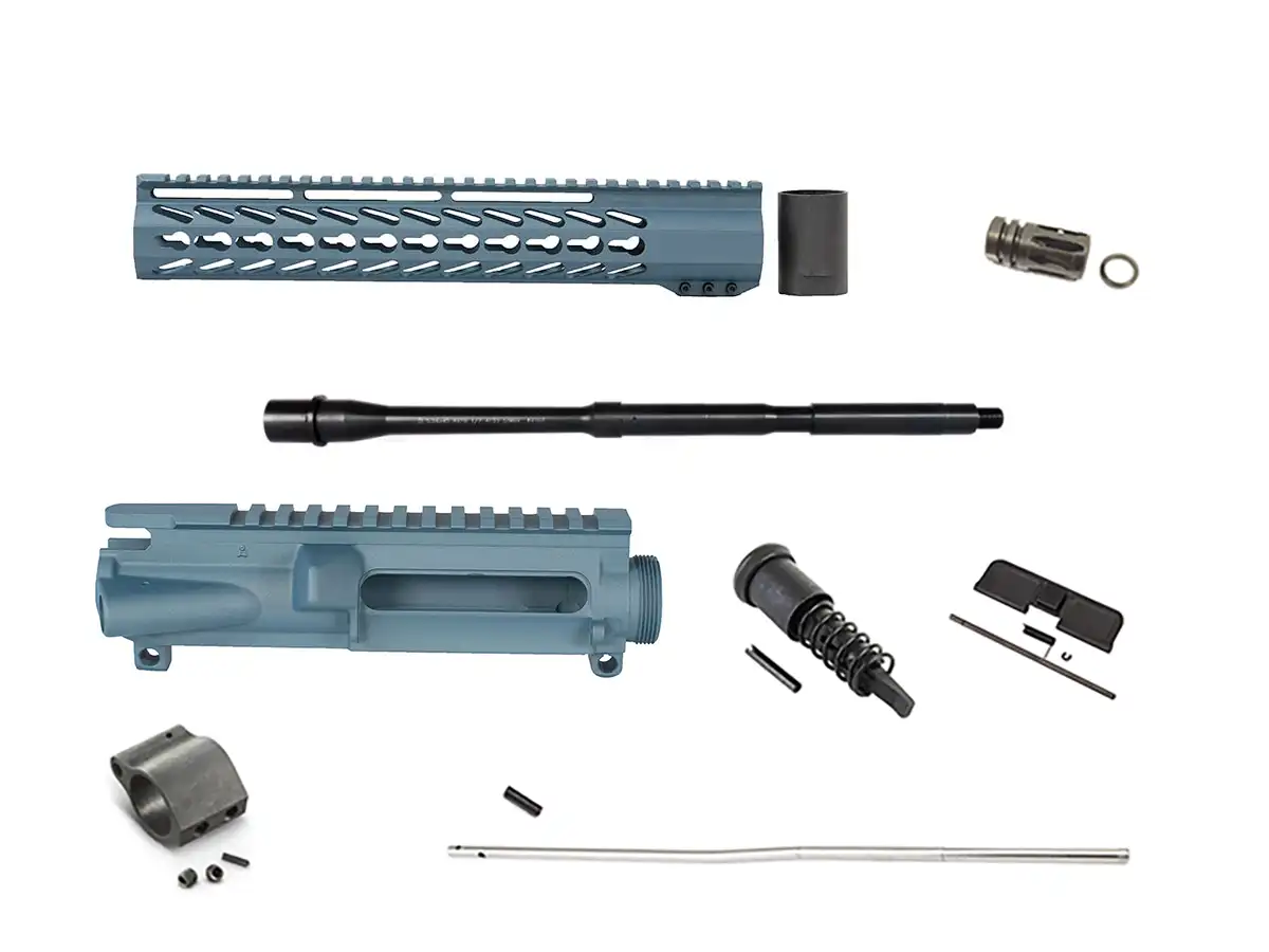 Tungsten Grey 16" Unassembled Upper Build Kit - 12" keymod - Daytona ...