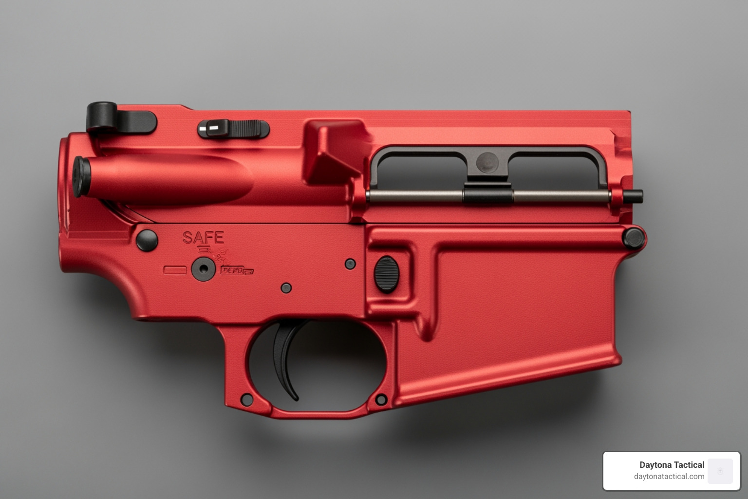 Red AR-15 lower receiver: #1 Ultimate Choice